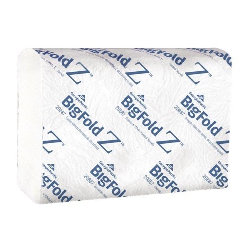 Georgia Pacific BigFold Z 20887 White 1 Ply Premium C-fold Paper Towels ...
