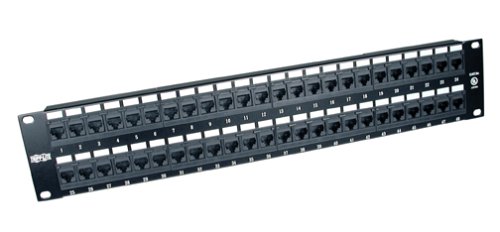 Tripp Lite 48-Port Cat5e Cat5 Rackmount Patch Panel 568B 110 Punch 2URM ...