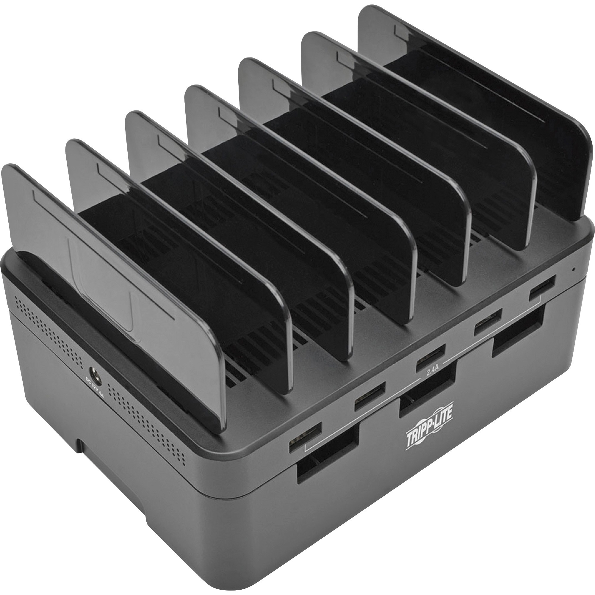 Tripp Lite 5-Port USB Fast Charging Station Hub/ Device Organizer 12V4A ...